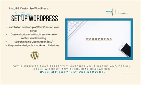 install and customize a wordpress theme to match your branding and design needs by houssem mek
