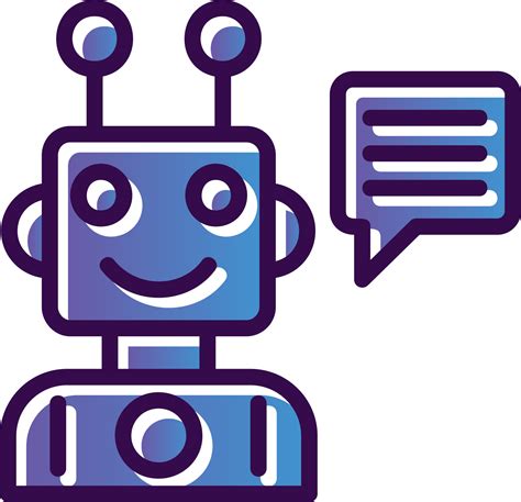 Robot Assistant Vector Icon Design 20024283 Vector Art At Vecteezy