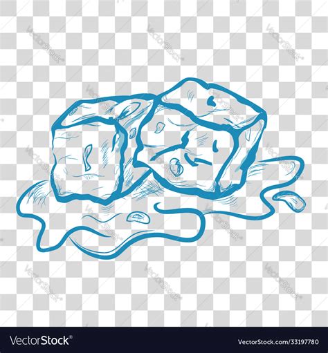 Ice Cube Melting In Hand