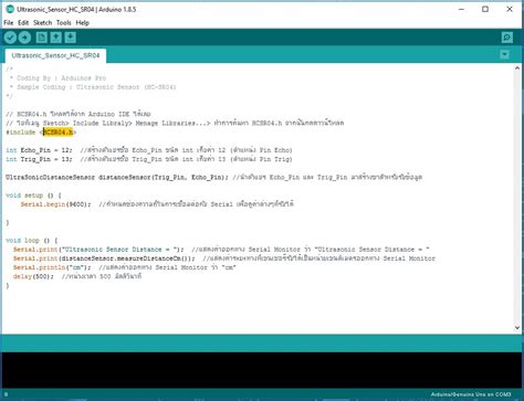 Arduino Sensor Example [ep2] เซนเซอร์อัลตร้าโซนิค รุ่น Hc Sr04 Arduino Makerzone Inspired
