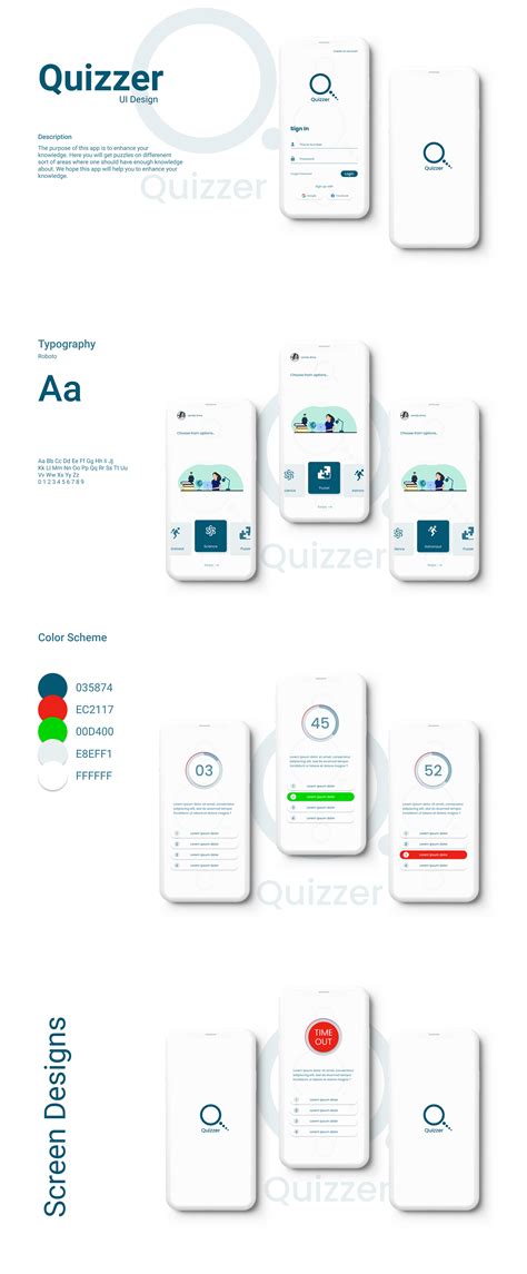 Quiz App UI Design On Behance