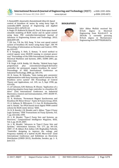 Fuzzy Controller For Speed Control Of Bldc Motor Using Matlab Pdf
