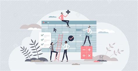 Learning Spreadsheets And Studying For Data Processing Tiny Person Concept Video Production