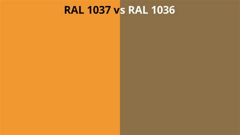Ral 1037 Vs 1036 Ral Colour Chart Uk