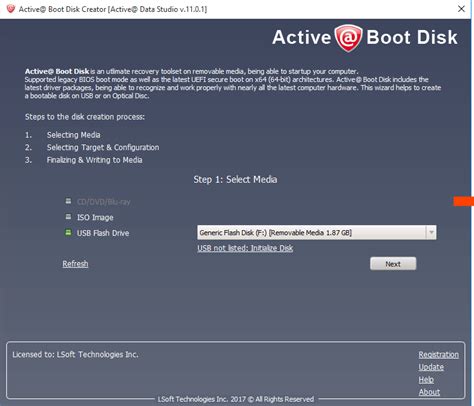 Active Boot Disk And Windows Pe