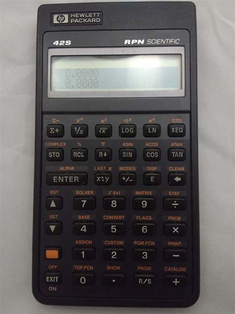 Calculadora HP 42S RPN Con Manual Y Funda 397 Casio 880
