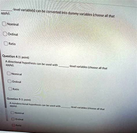 Solved Level Variablels Can Be Converted Into Apply Dummy Variables
