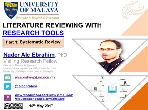 literature reviewing with research tools part 1 systematic review ppt