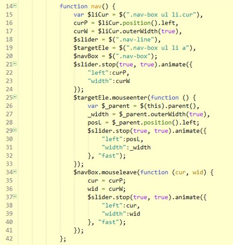 带滑动条的导航栏中 Jquery实现滑动效果jquery 横向滑动菜单 Csdn博客