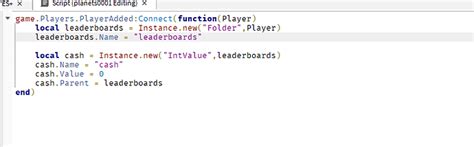 Why Isnt This Creating A Leaderstat Scripting Support Developer Forum Roblox