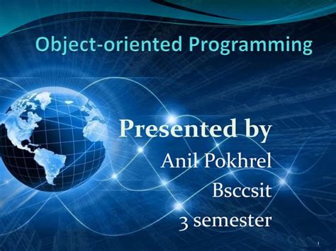 Object Oriented Programming Oop Pptx