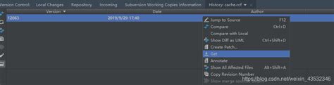 Idea操作svn恢复到指定历史版本idea恢复svn历史版本没有get Csdn博客