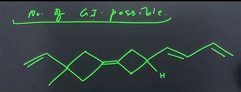 Number Of Geometrical Isomers In This Compound R Jeeneetdoubts