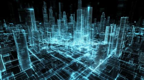 Immersive 3d Hologram Visualizing The Intricacies Of Big Data Architecture In A Futuristic