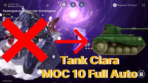 Tank Clara And Hypercarry Dan Heng Il 3 Star Memory Of Chaos Moc 10
