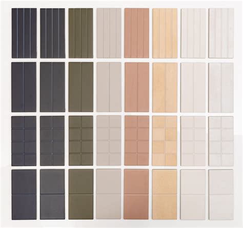 Raster Dynamic Small Format Tiles In Multiple Colours Earp Bros