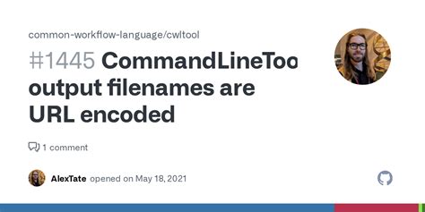 Commandlinetool Output Filenames Are Url Encoded · Issue 1445 · Common Workflow Language