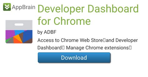 Developer Dashboard For Chrome For Android Free App Download