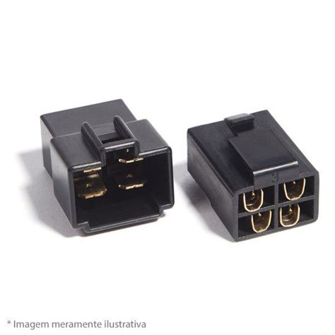 Kit Conector 4 Vias Com Trava Pacote Com 10 Unidades Storm Shopee Brasil