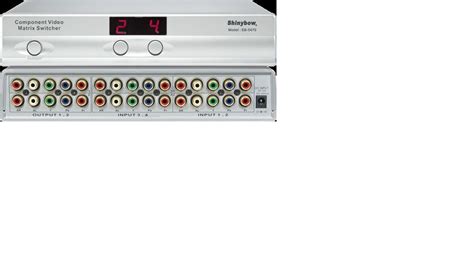 4x2 ComponentAudio Matrix Switcher