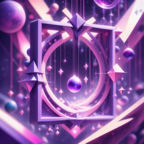 Premium Ai Image 3d Geometric Design Patten