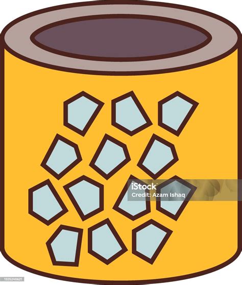 사전 제작 펠릿 또는 너들 박스 개념 과립 3d 프린팅 벡터 컬러 아이콘 디자인 적층 제조 장비 기호 증강 현실 또는 가상 현실