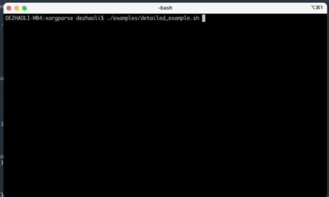 GitHub Dezhaoli Xargparse A Python S Argparse Like Arguments Parser For Bash Shell