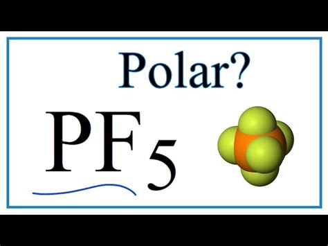 Pf5 Lewis Structure Polarity