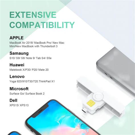 Rocketek USB C Common Access Card Reader Rocketeck