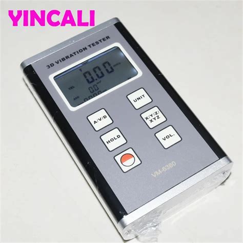 Multifunctional Digital Vibration Meter Vm 6380 3 Axis Piezoelectric Accelerometer Sensor