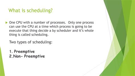Scheduling Algorithms Ppt