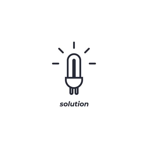 Vector Sign Solution Symbol Is Isolated On A White Background Icon