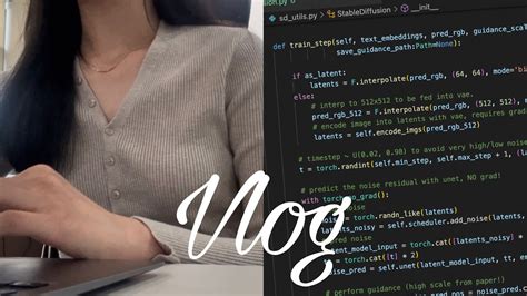 Vlog 인공지능 대학원 박사 과정 브이로그 공부하고 자고 코딩하고 밥 먹고 연구하고 붕어빵 먹다가 논문 읽는 대학원생의 삶 주말 출근😎 Youtube