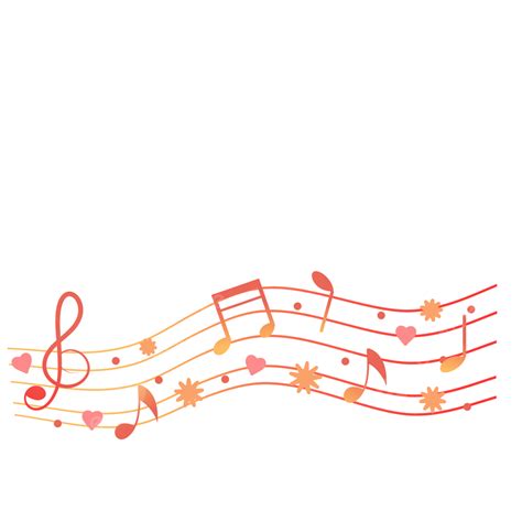 可愛的音符插畫 各階音符 音樂 符號素材圖案，psd和png圖片免費下載
