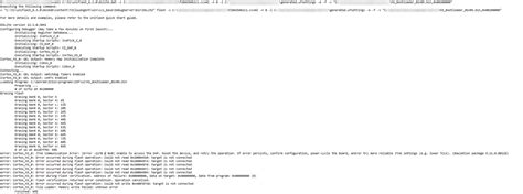Dslite From Uniflash 830 Unkown Error Does Not Return To Batch