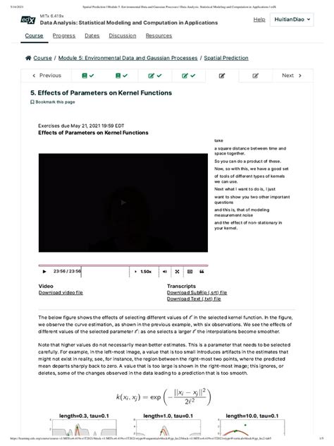 5 2 5 Spatial Environmental Data Gaussian Processes Pdf Applied Mathematics Statistical Theory