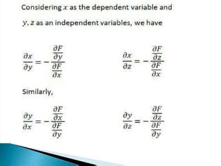 Calculus Ppt On Partial Differentiation PPT