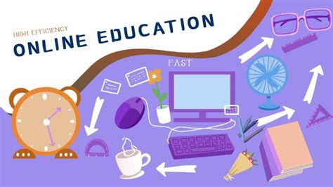 Purple Banner For Online Computer Classes In Education Ai Generated Template Seapik