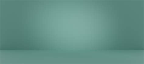 민트 그린 테이블 배경이 있는 추상 파스텔 녹색 색상과 그라데이션 시안 라이트 배경은 제품 디자인을 표시합니다 표시를위한 청록색