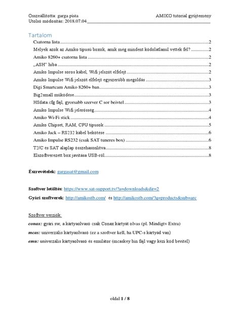 Amiko Tutorial V2 Pdf