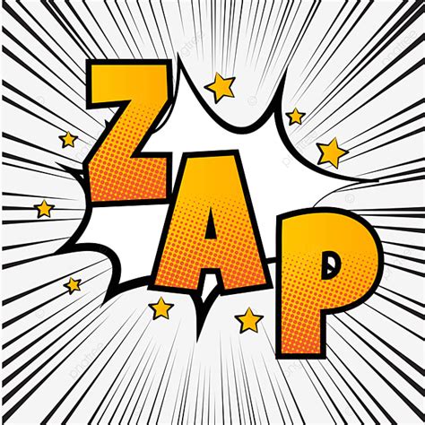 Zap 팝 아트 만화 만화 폭발 동작 미술 쾅 Png 일러스트 및 벡터 에 대한 무료 다운로드 Pngtree