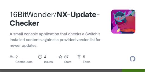 Github 16bitwondernx Update Checker A Small Console Application That Checks A Switchs