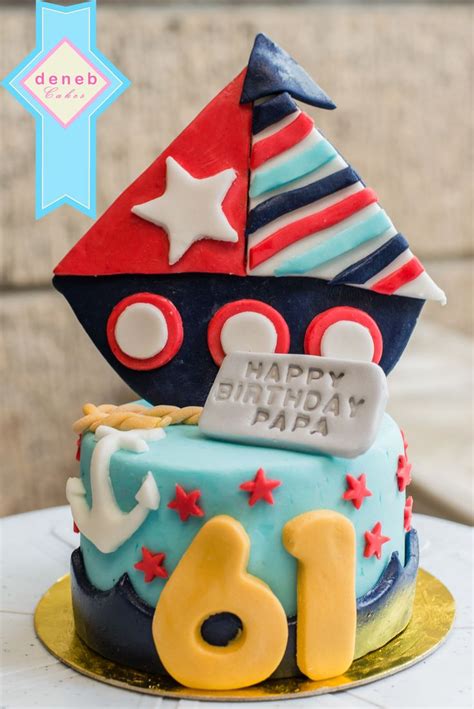 Sailor Seaman Nautical Mini Cake Cute Birthday Cakes Cake Mini