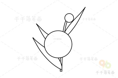 儿童画花朵 沼泽蓟简笔画 花朵简笔画