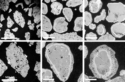 Sem Micrographs At Two Different Magnifications Upper And Lower