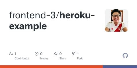GitHub Frontend Heroku Example