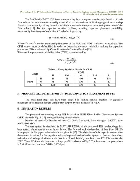 fuzzy expert system based optimal capacitor allocation in distribution