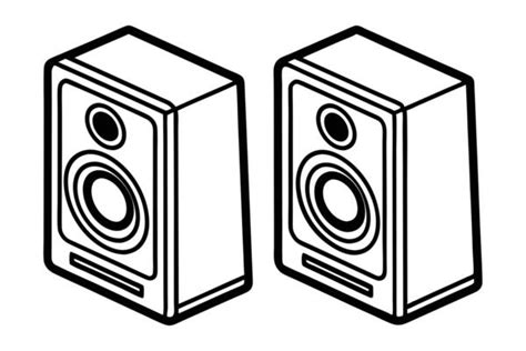 Speaker Drawing Vector Art Icons And Graphics For Free Download