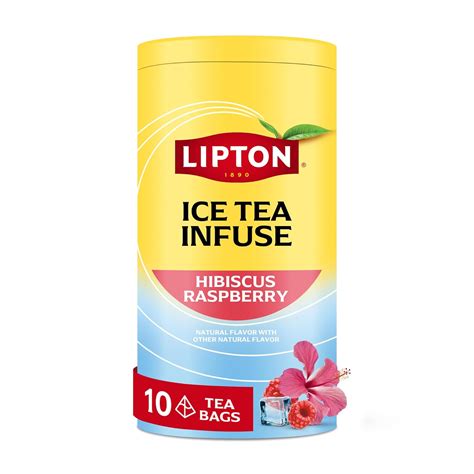 Lipton Ice Tea Infuse Hibiscus Raspberry Cold Brew Tea Bags