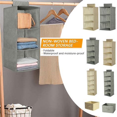 3 4 5 Layers Hanging Drawer Box Wardrobe Organizer Grandado